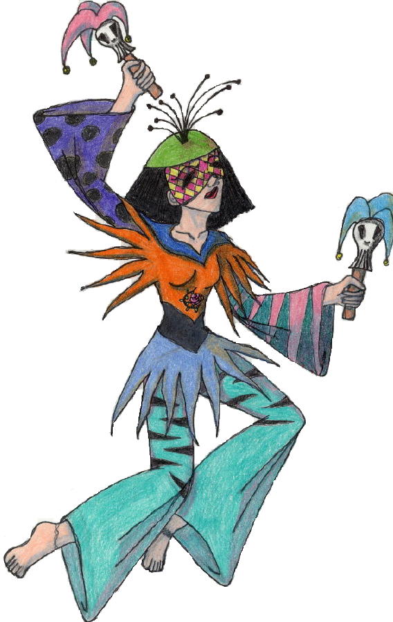 Crazy Female Jester