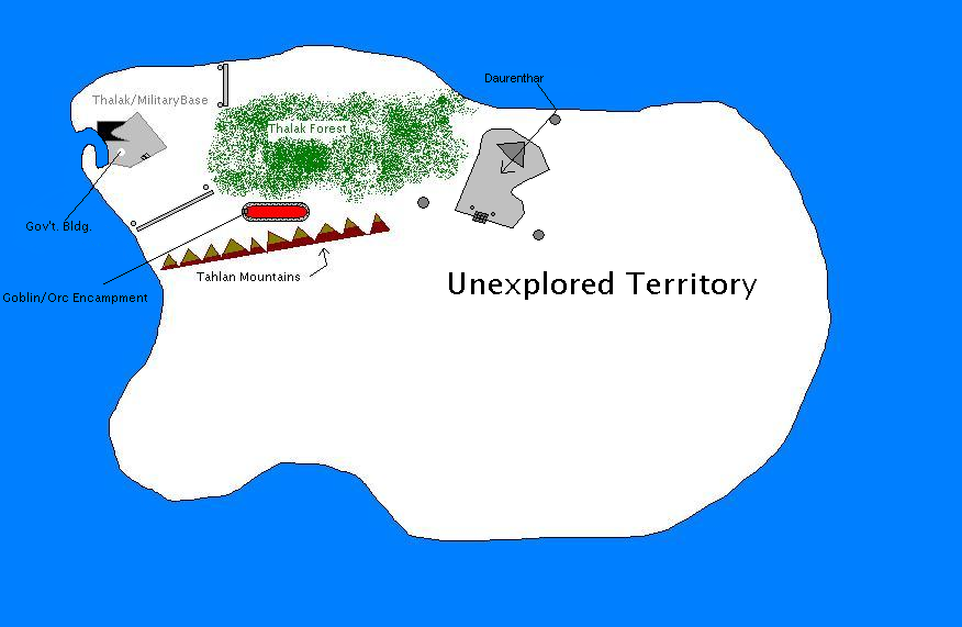 This is a map of the trade city of Thalak.