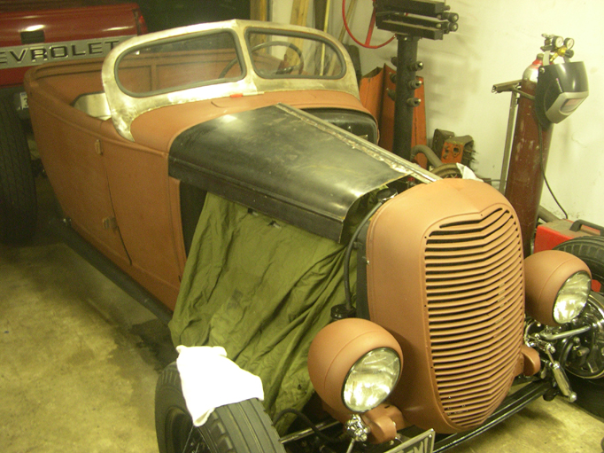 Custom hood for my Model A | The H.A.M.B.