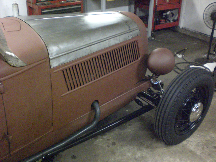 Custom hood for my Model A | The H.A.M.B.