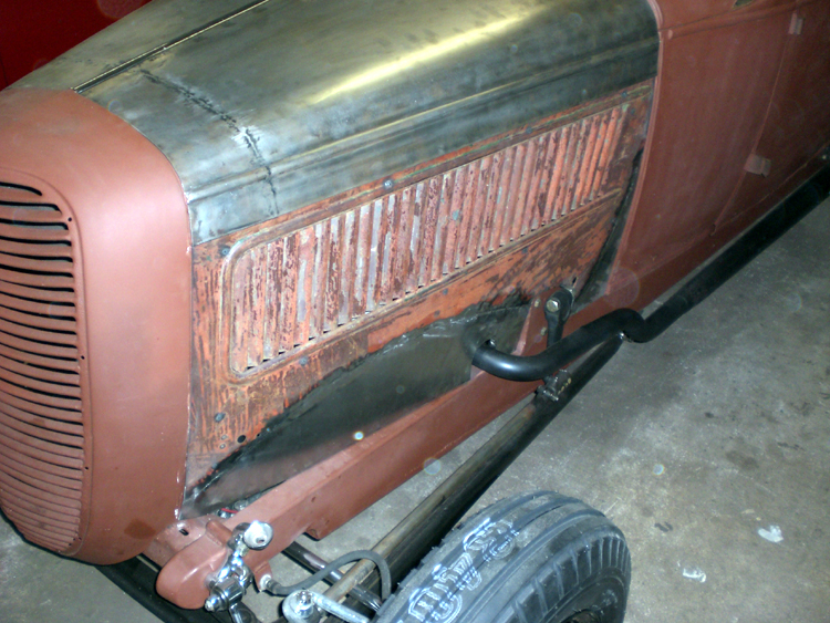 Custom hood for my Model A | The H.A.M.B.