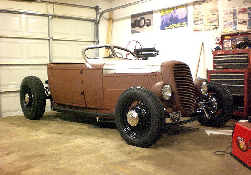 Custom hood for my Model A | The H.A.M.B.