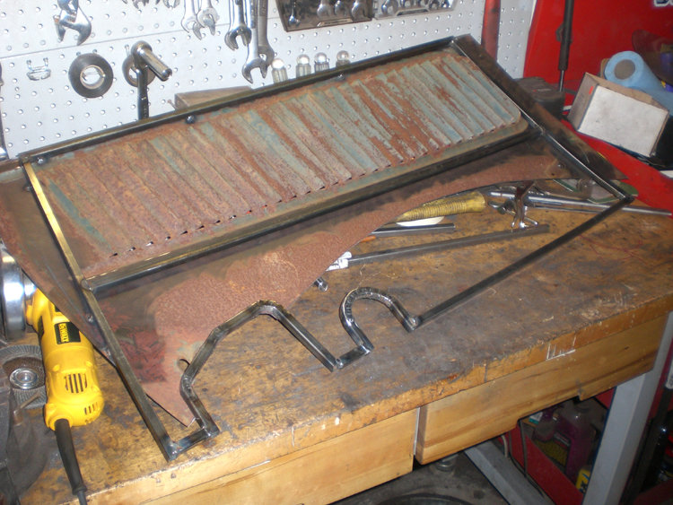 Custom hood for my Model A | The H.A.M.B.