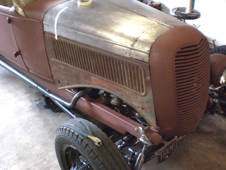 Custom hood for my Model A | The H.A.M.B.