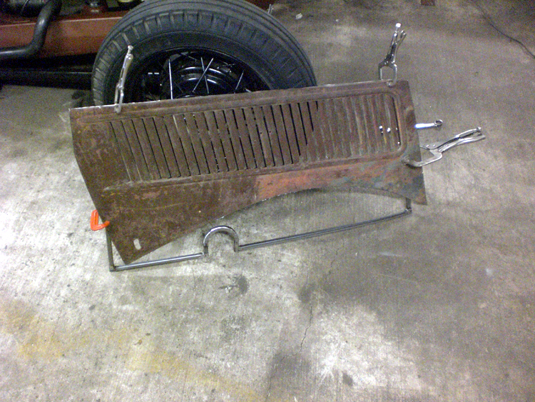 Custom hood for my Model A | The H.A.M.B.