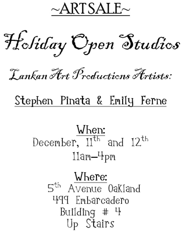 Lankan Art Productions Holiday Open Studio