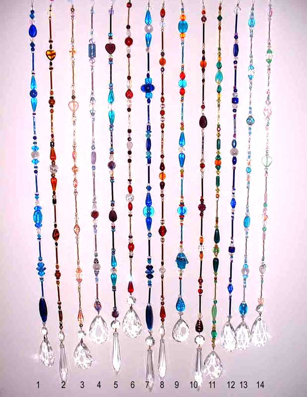 Handcrafted jewelry handmade window hangers