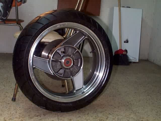 17" rear wheel conversion