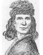 Here is a picture of Emma Edmonds in disguise as the Irish peddler ...