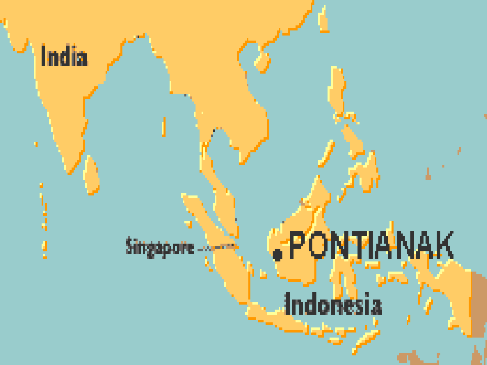Map of Borneo