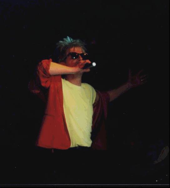 Steve Mathieson Performing as Rod Stewart