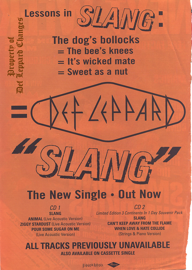 Def Leppard Changes - Ads & Logos