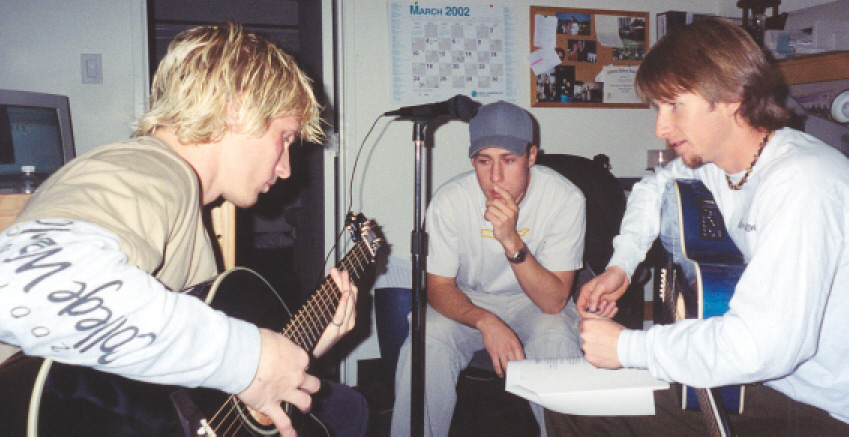 Working at the Harding Studio!