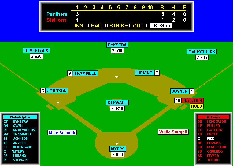 Action Baseball League -- SiteCast