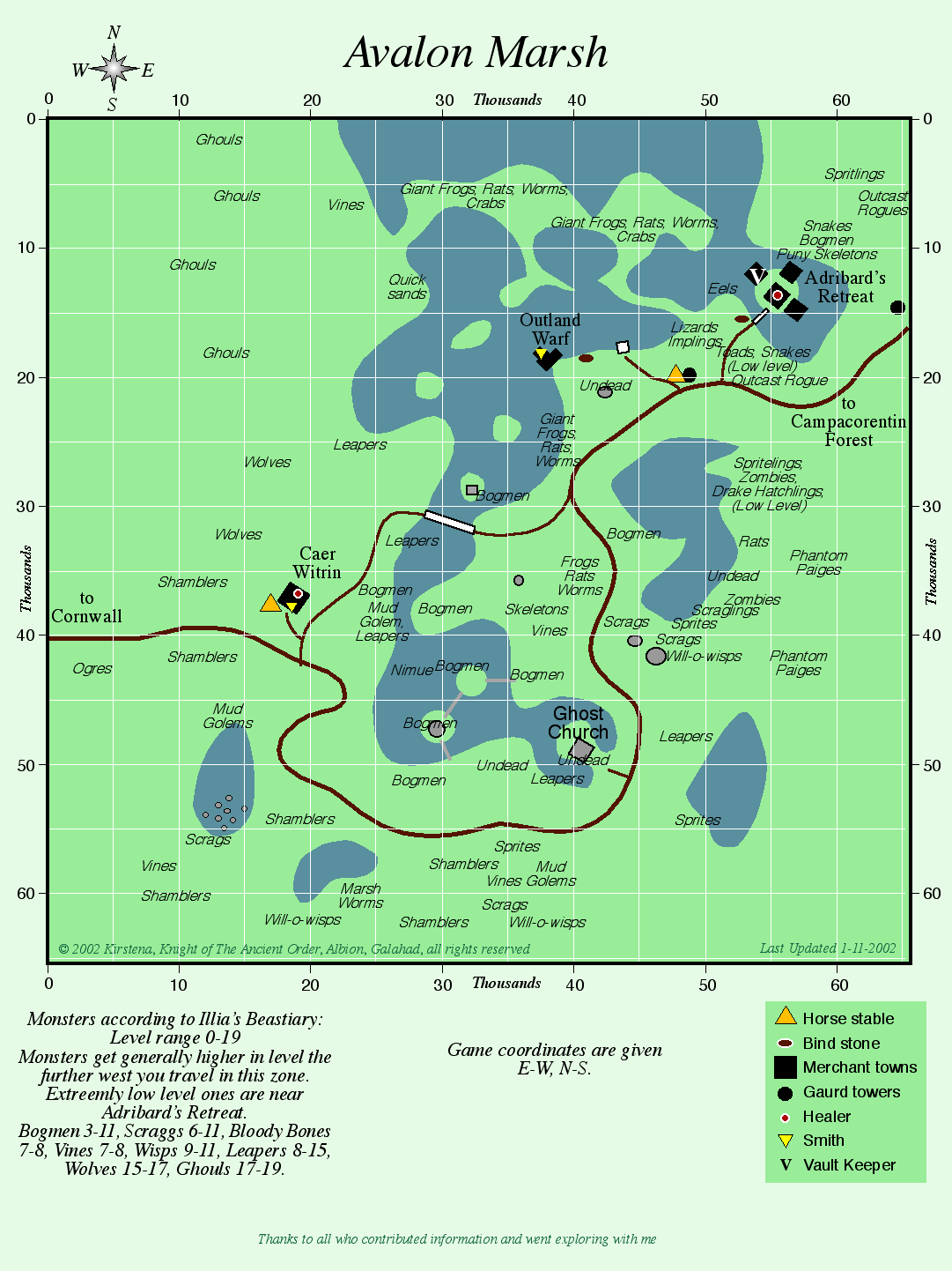 Maps for Dark Age of Camelot