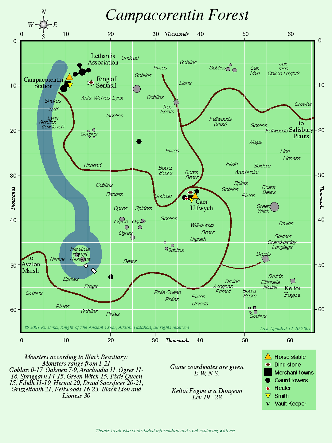 Maps for Dark Age of Camelot