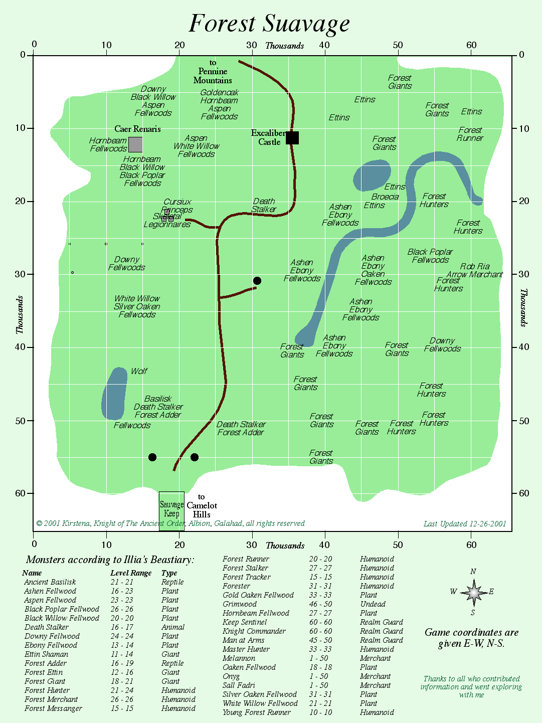 Maps for Dark Age of Camelot
