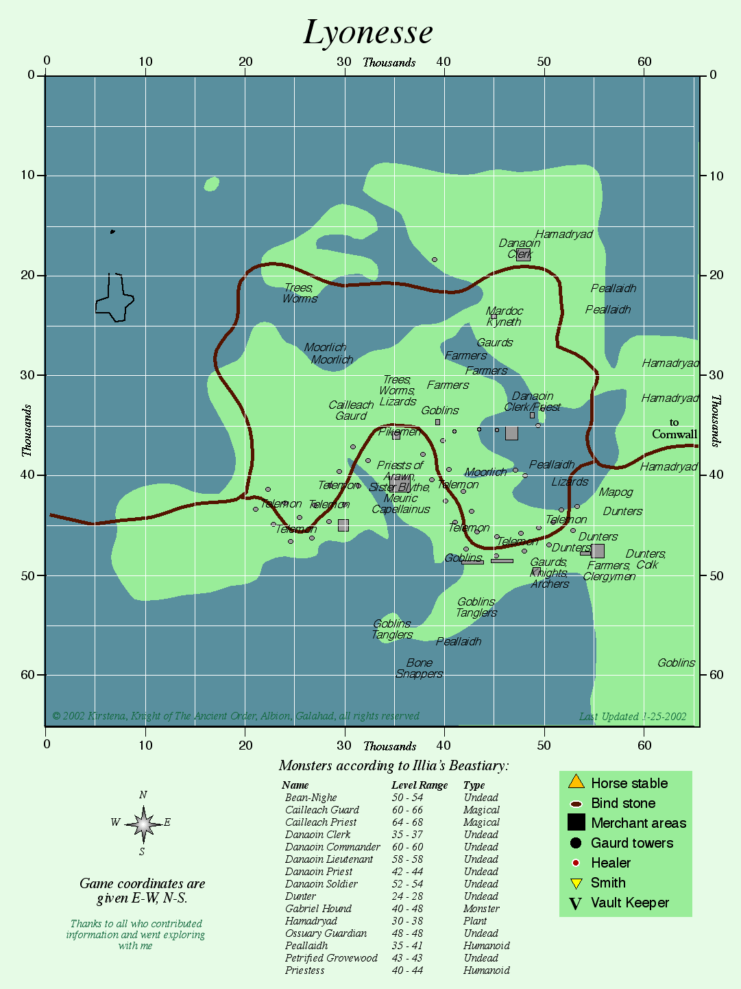 Maps for Dark Age of Camelot