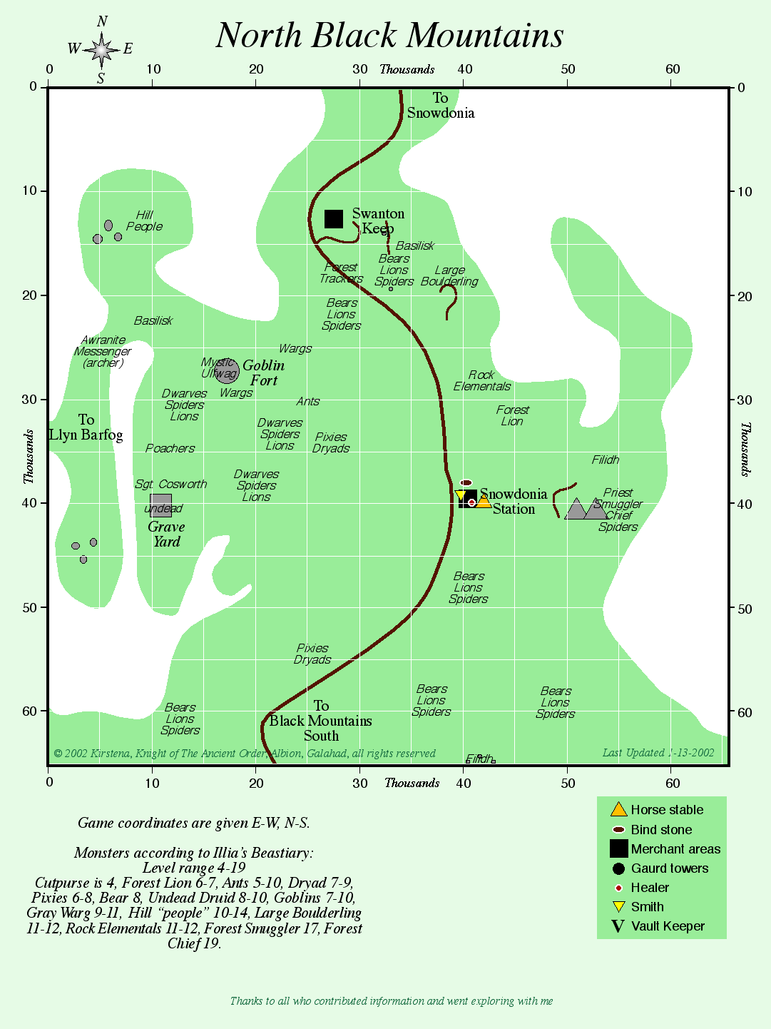 Maps for Dark Age of Camelot