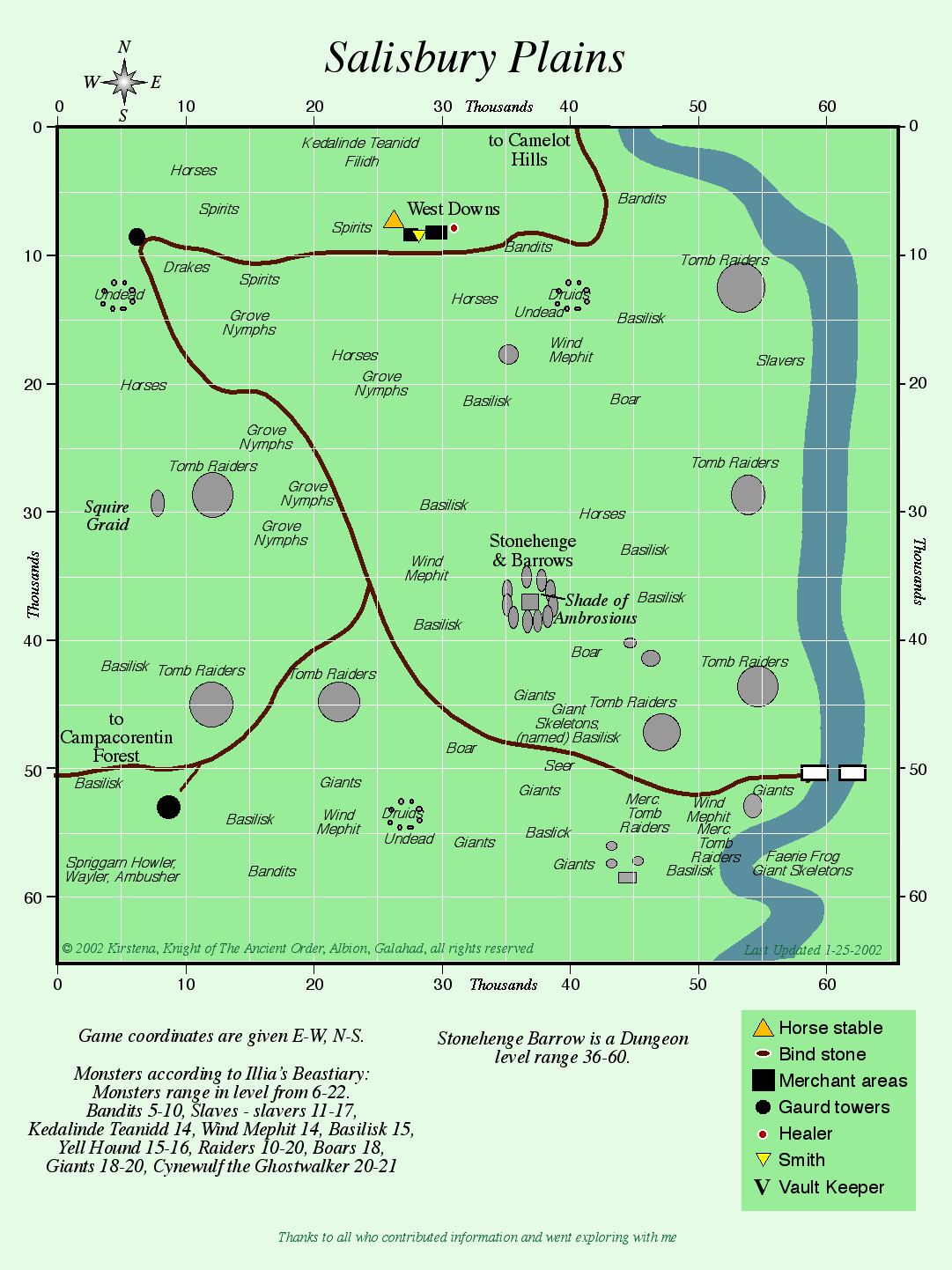 Maps for Dark Age of Camelot