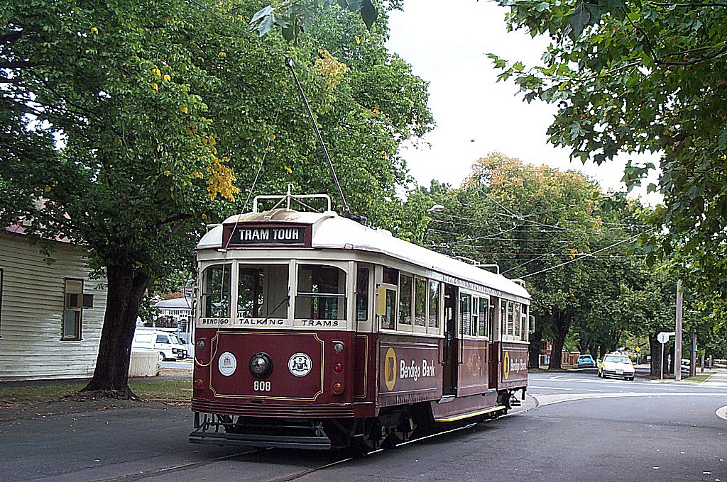Preserved Bendigo trams