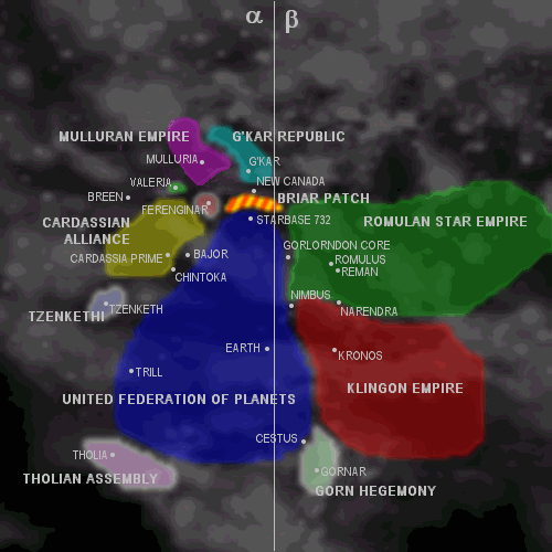 Starbase 901 - Alpha/Beta Map