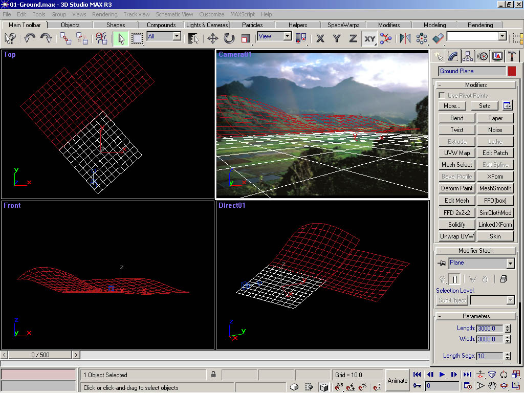 Open your Materials editor,and change your standard material to a Matte ...