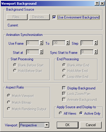 Check Use environment background,and Display Background.