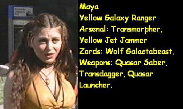 Yellow Galaxy Ranger Maya