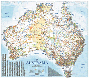 Australian maps travel road street Australia world city hiking information