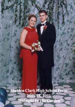 Me and my senior prom date, Justin Maynard.