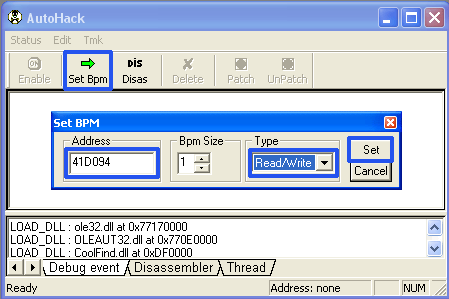 TSearch 1.3b Autohack tutorial