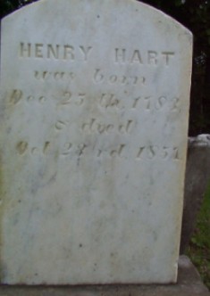 HENRY HART FAMILY GENEALOGY