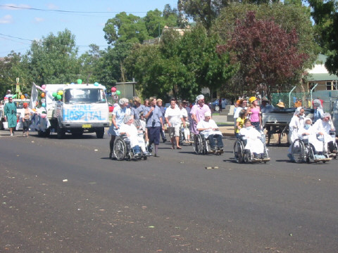 Junee Hospital parading all their poor injured "patients".