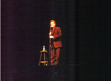 He did the intro for the show though, and was quite funny.