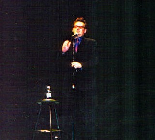 He did the intro for the show though, and was quite funny.