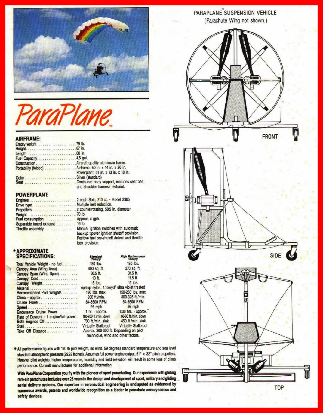 Paraplane PM-2 pm2 For Sale