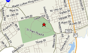 Big Spring State Park Map