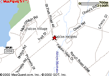 Falcon State Park Map