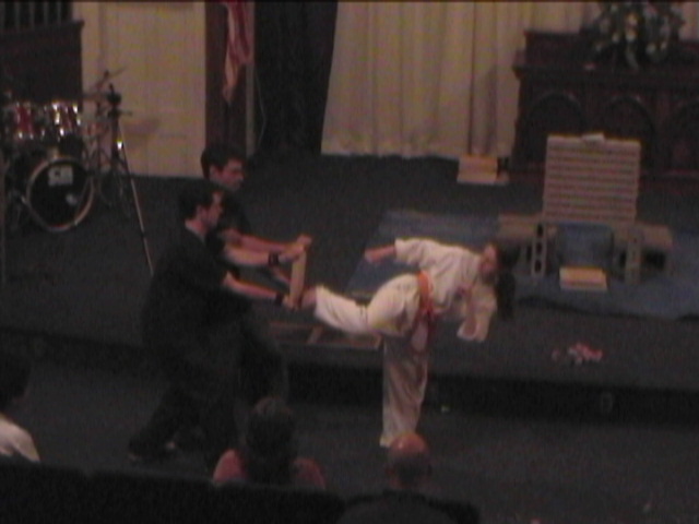 Melissa spin Back kick