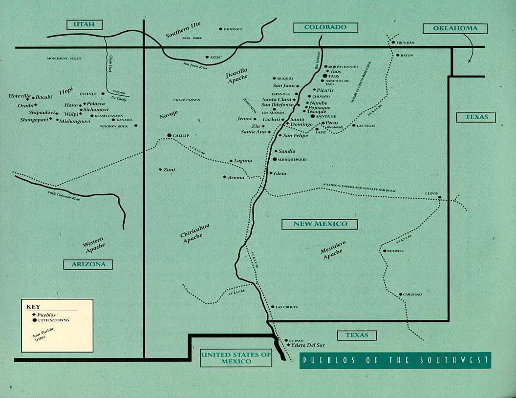 The above map details the location of the Indians common in the ...
