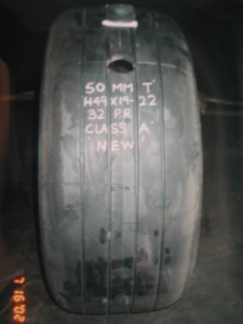Class "B" Tyre, size: H49 x 19-22...