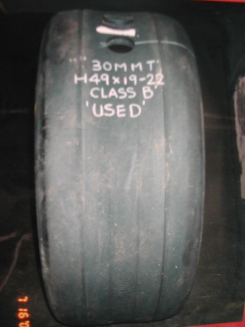 Class "C" Tyre, size: H49 x 19-22...
