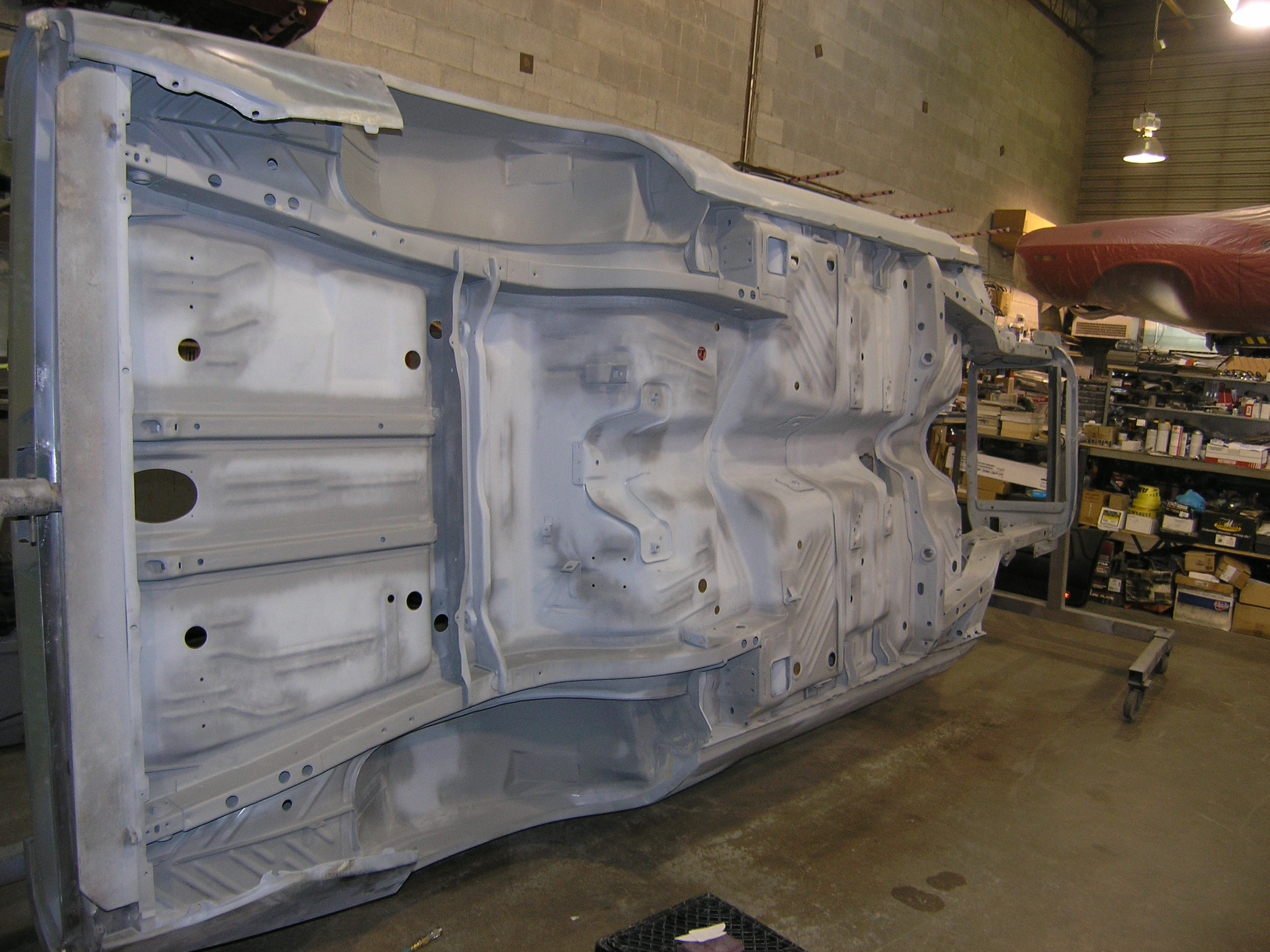 440 6 Barrel 4 Speed Pistol Grip B7 Blue Paint White Top White Intrior