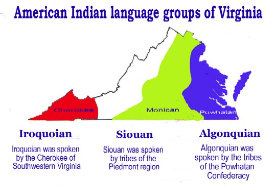 Neighboring the Powhatans to the south, west and north were also tribes ...