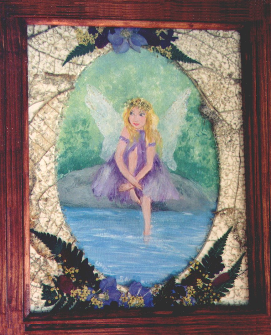 Pressed Flower Art by: Linda Rae Originals