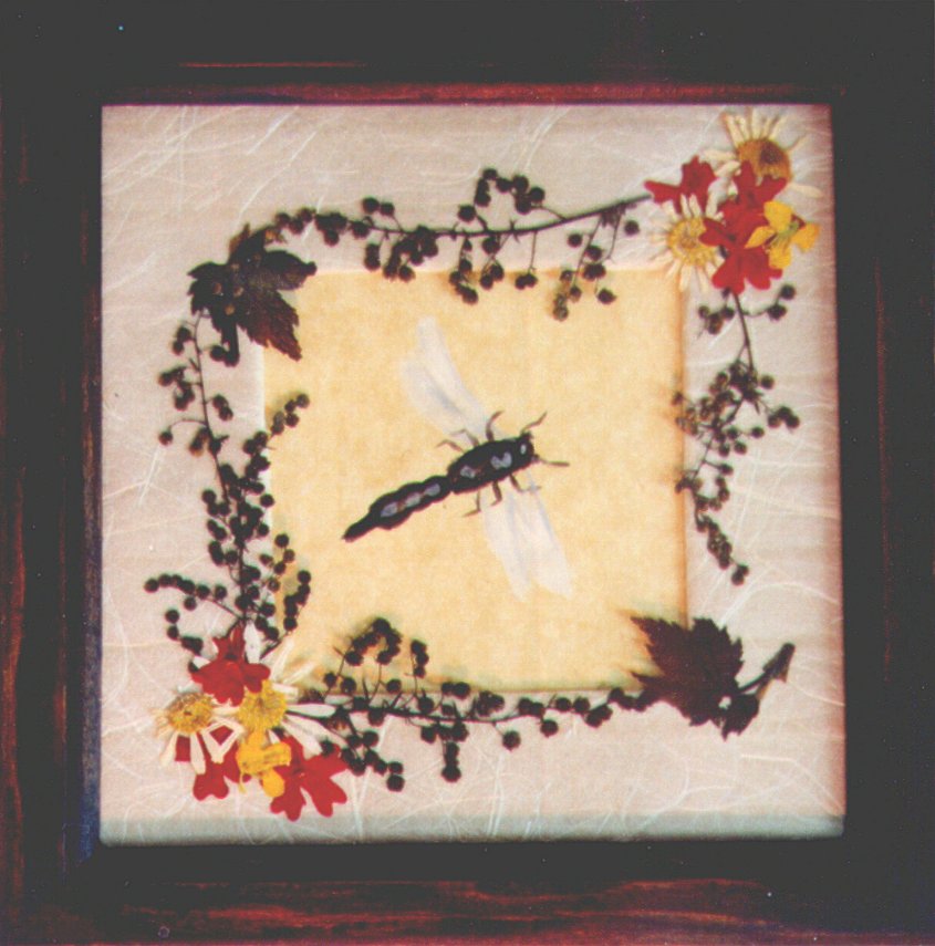 Pressed Flower Art by: Linda Rae Originals