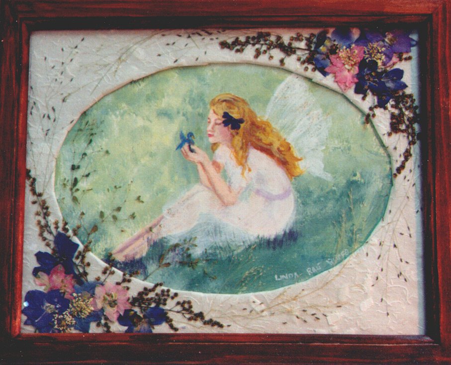 Pressed Flower Art by: Linda Rae Originals
