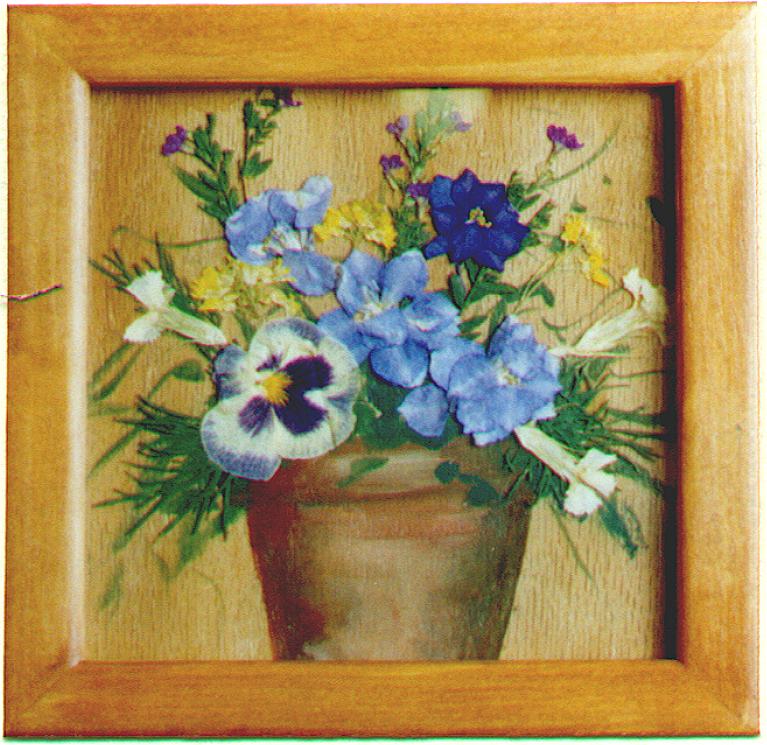 Pressed Flower Art by: Linda Rae Originals