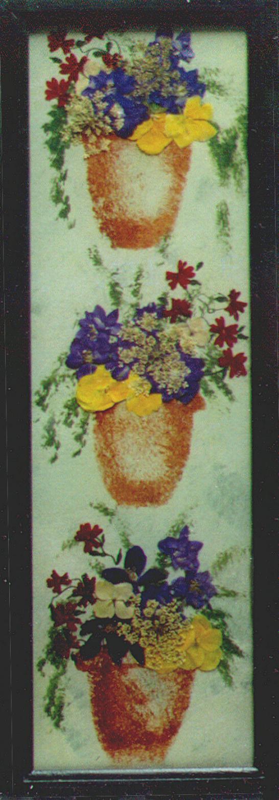 Pressed Flower Art by: Linda Rae Originals